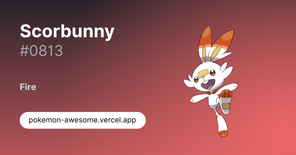 Scorbunny · #0813