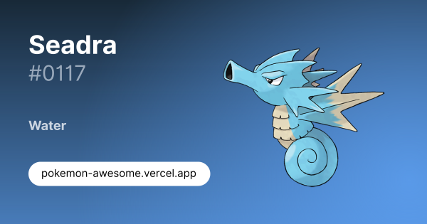 Seadra · #0117