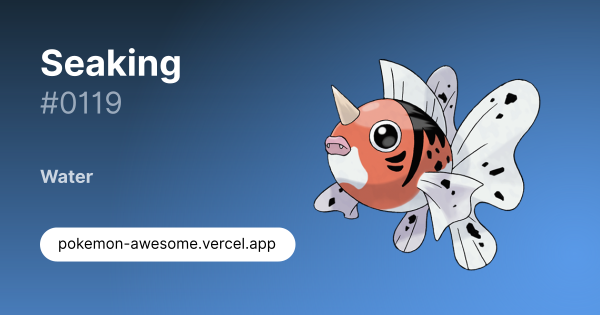 Seaking · #0119