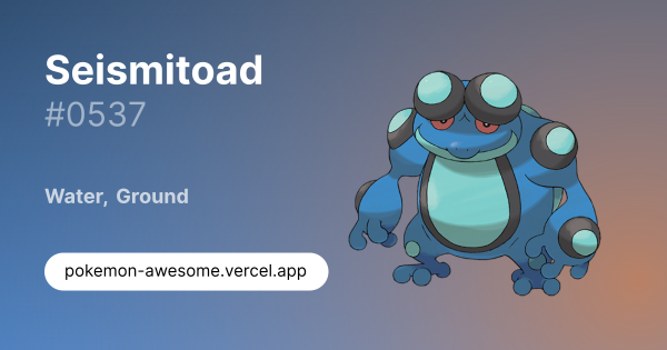 Seismitoad · #0537