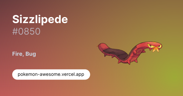 Sizzlipede · #0850