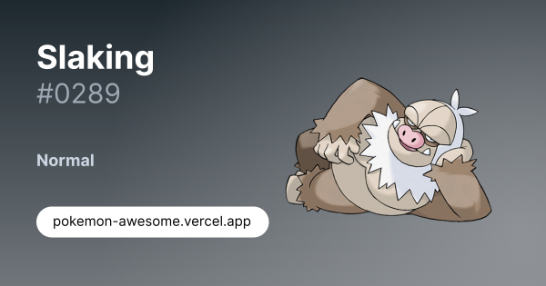 Slaking · #0289