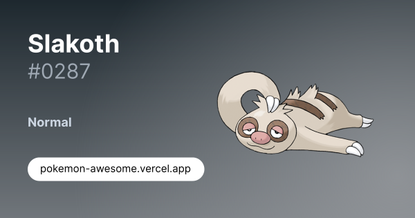 Slakoth · #0287