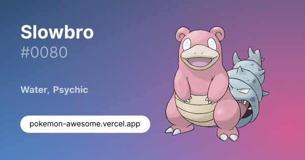 Slowbro · #0080