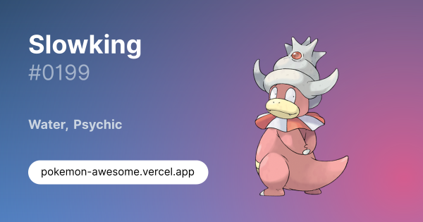 Slowking · #0199