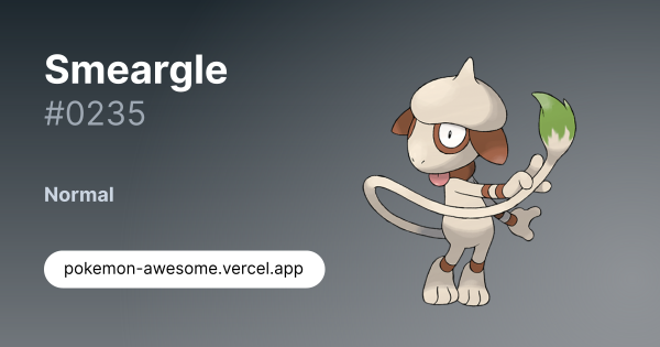 Smeargle · #0235