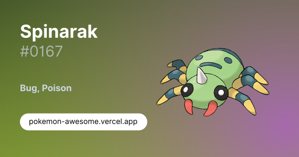 Spinarak · #0167