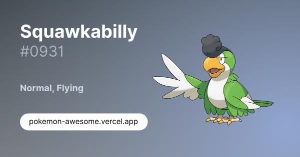 Squawkabilly · #0931