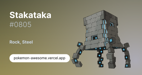 Stakataka · #0805