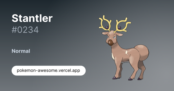 Stantler · #0234