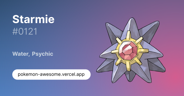 Starmie · #0121