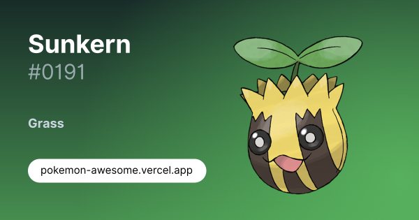 Sunkern · #0191