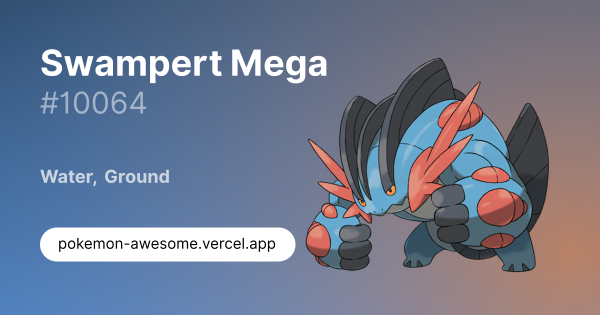 Swampert Mega · #10064