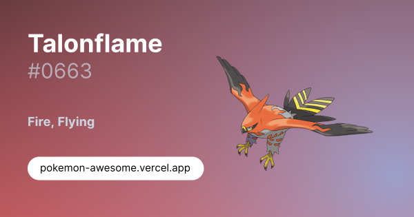 Talonflame · #0663
