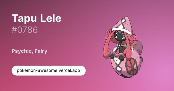 Tapu Lele · #0786