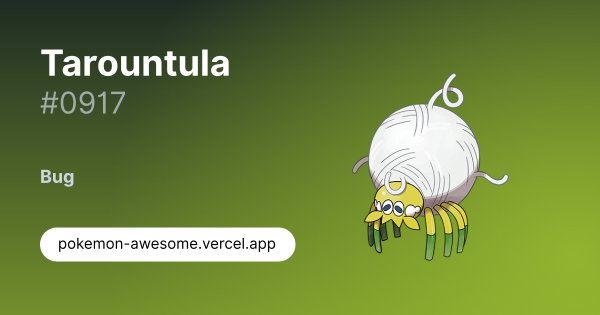 Tarountula · #0917