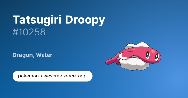 Tatsugiri Droopy · #10258