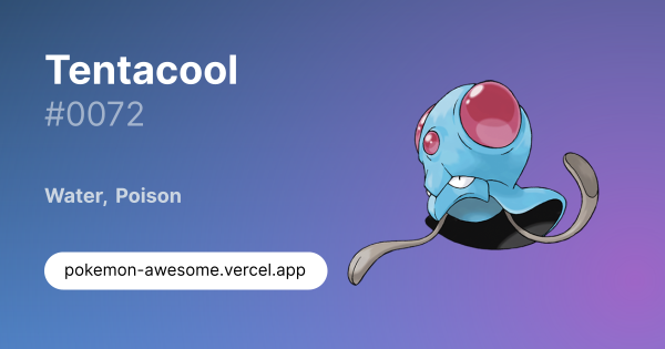 Tentacool · #0072