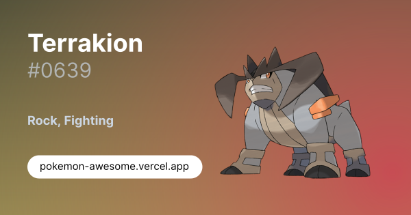 Terrakion · #0639