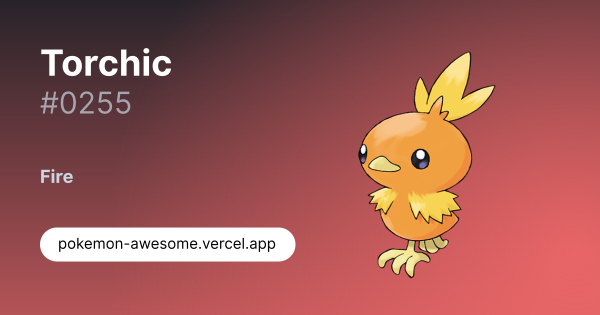 Torchic · #0255