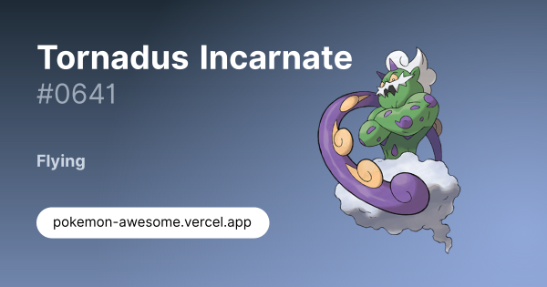 Tornadus Incarnate · #0641