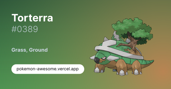 Torterra · #0389