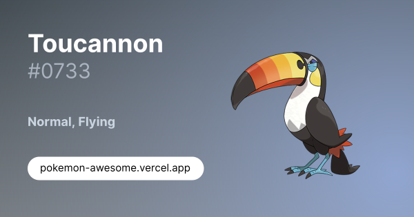 Toucannon · #0733