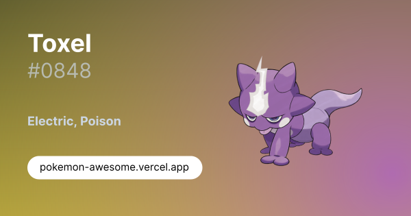 Toxel · #0848