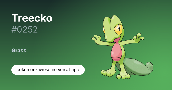 Treecko · #0252