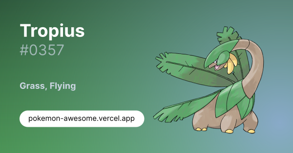 Tropius · #0357