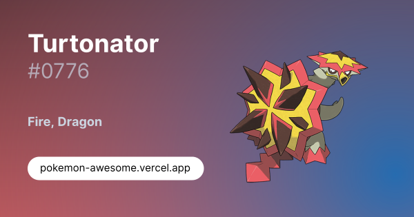 Turtonator · #0776