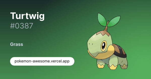 Turtwig · #0387