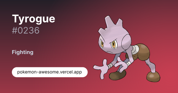 Tyrogue · #0236