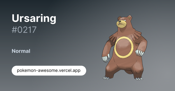 Ursaring · #0217