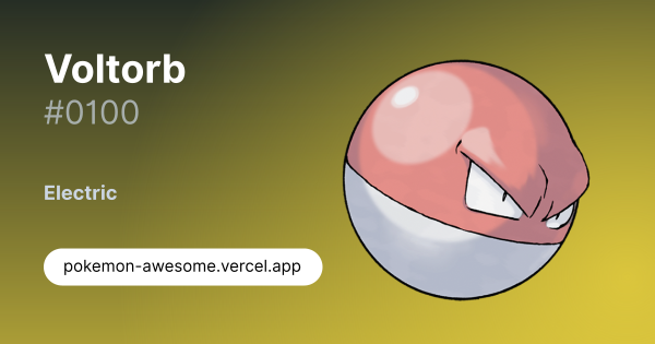 Voltorb · #0100