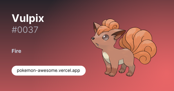 Vulpix · #0037