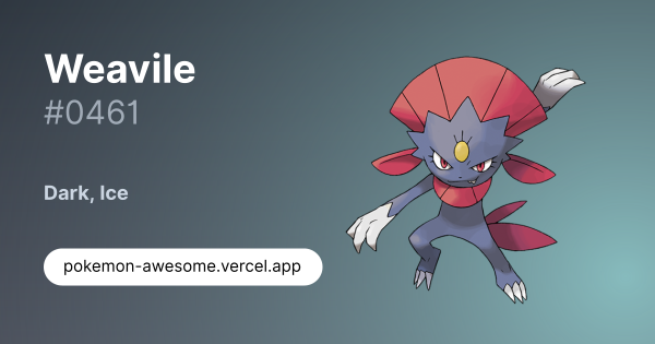 Weavile · #0461