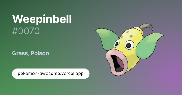 Weepinbell · #0070