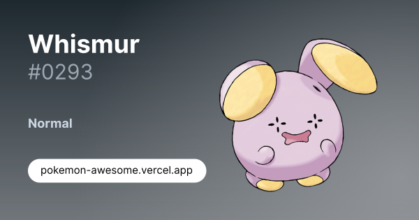 Whismur · #0293