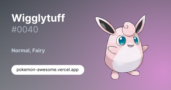 Wigglytuff · #0040