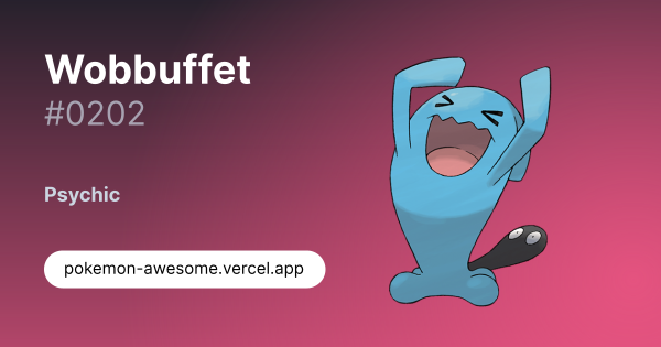 Wobbuffet · #0202