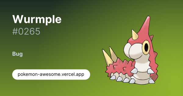 Wurmple · #0265