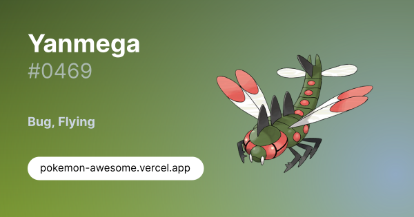 Yanmega · #0469