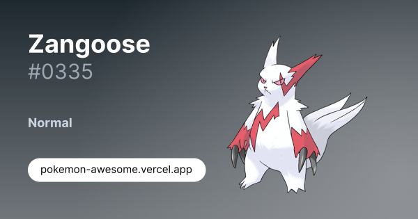 Zangoose · #0335