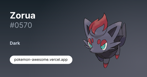 Zorua · #0570